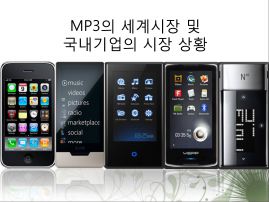 MP3의 세계시장 및 국내기업의 시장 상황-1페이지