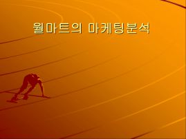 월마트의 마케팅분석-1페이지