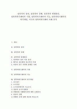 [성폭력][성폭력위기센터][미국 성폭력위기센터 사례]성폭력의 정의, 성폭력의 실태, 성폭력의 발생원인, 성폭력위기센터의 기원, 성폭력위기센터의 기능, 성폭력위기센터의 위기개입, 미국의 성폭력위기센터 사례-1페이지