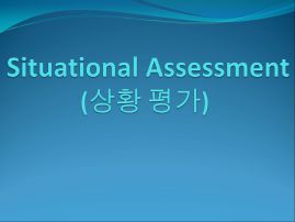 상황평가 (Situational Assessment)-1페이지