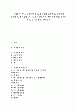 [성희롱][관련법령][성희롱 사례][성희롱에 대한 잘못된 생각]성희롱의 의미, 성희롱의 종류, 성희롱의 관련법령, 성희롱의 문제영역, 성희롱의 당사자, 성희롱 사례, 성희롱에 대한 잘못된 생각, 성희롱 관련 제언-1페이지