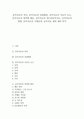 [음악치료][개스턴음악치료]음악치료의 의미, 음악치료의 성립배경, 음악치료의 치료적 요소, 음악치료의 영역별 활동, 음악치료의 개스턴음악치료, 음악치료의 방법, 음악치료의 기대효과, 음악치료 관련 제언-1페이지