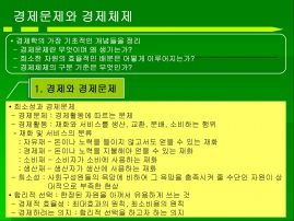 [경제학개론] 경제문제와 경제체제 - 경제와 경제문제, 수요, 공급의 이론, 수요와 공급의 탄력도-1페이지