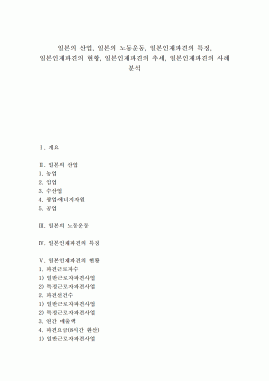 [일본][일본인재파견][산업][노동운동][일본인재파견의 현황][일본인재파견의 사례]일본의 산업, 일본의 노동운동, 일본인재파견의 특징, 일본인재파견의 현황, 일본인재파견의 추세, 일본인재파견의 사례 분석-1페이지