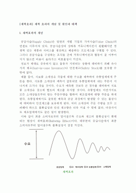 [채찍효과] 채찍 효과의 개념 및 원인과 대책-1페이지