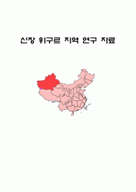 신장위구르지역연구-1페이지