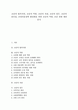 [교감][교감 법적지위][교감 자질][교감 업무][교감 리더십][교내자율장학 활성화]교감의 법적지위, 교감의 역할, 교감의 자질, 교감의 업무, 교감의 리더십, 교내자율장학 활성화를 위한 교감 역할, 교감 관련 제언-1페이지