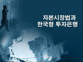 자본시장통합법과 한국의 투자은행 - 자본시장법과 한국형 투자은행-1페이지