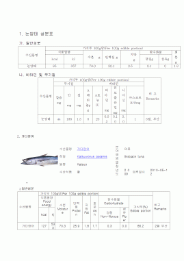 수산물 성분조사-1페이지