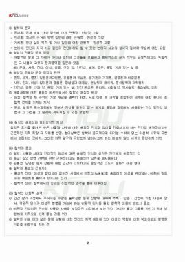 2011년 2학기 철학의이해 출석대체시험 핵심체크-1페이지