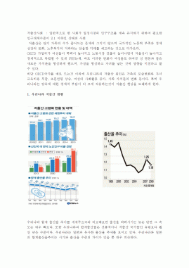 저출산사회의 저출산원인과 저출산해결방안-1페이지