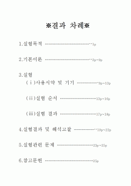 초흡수성 고분자의 제조 및 흡수성 측정-1페이지