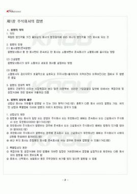 2011년 2학기 주식회사법 출석대체시험 핵심체크-1페이지