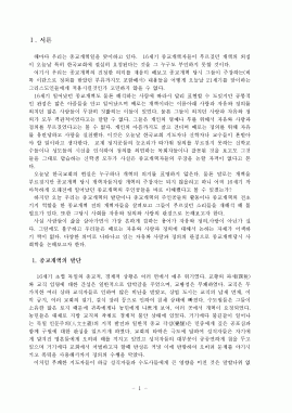 종교개혁사 교회사-1페이지