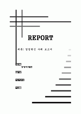 경영혁신사례 도입배경-1페이지