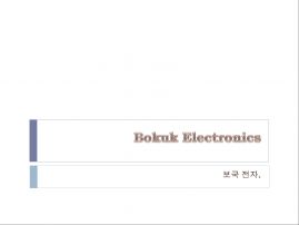 중소기업 유통서비스 경쟁우위 - 보국 전자 (Bokuk Electronics)-1페이지