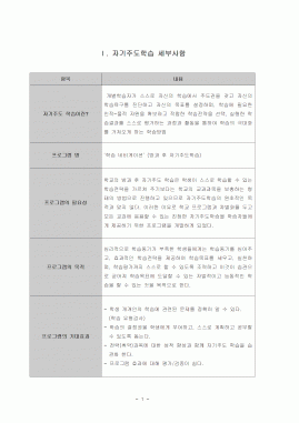 사업계획서 (자기주도학습)-1페이지