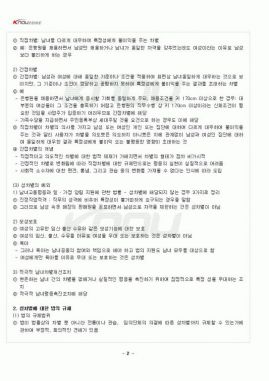 2011년 2학기 남녀평등과법 기말시험 핵심체크-1페이지