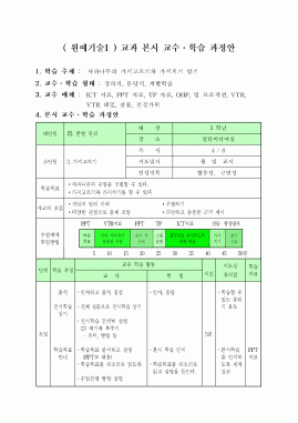 학습지도안 약안-원예기술1, 농업-1페이지