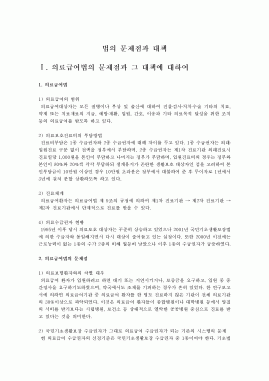 법의 문제점과 대책 -1페이지