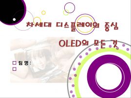 [OLED]초슬림,저전력,빠른 응답속도,선명한 화질과 넓은 시야각을 자랑하는 OLED의 모든 것 -OLED의 특성,응용,문제점 및 해결과제-1페이지