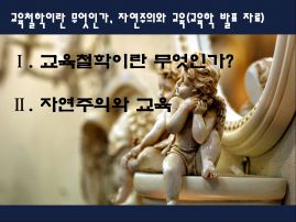 교육철학이란 무엇인가, 자연주의와 교육(교육학 발표 자료)-1페이지