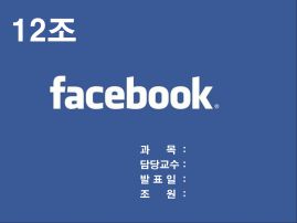 FaceBook(페이스북) 성공사례/기업사례-1페이지