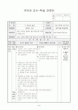 5)국어-상상의 날개-사건 사이의 관계가 잘 드러나게 이야기 꾸며 쓰기(중안)-1페이지