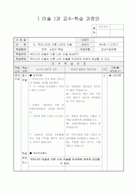 5)미술-우리나라 미술과 다른 나라 미술 감상하기(중안)-1페이지