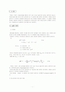 [결과레포트] 유동층의 유동특성-1페이지