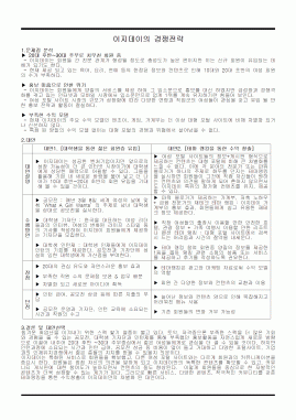 기업의 경쟁전략-1페이지