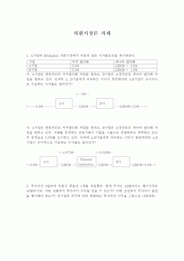 외환시장론 과제-1페이지