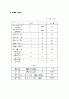 국민대) 냉동기 성능 실험-1페이지