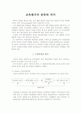 교육평가의 종류와 의미-1페이지