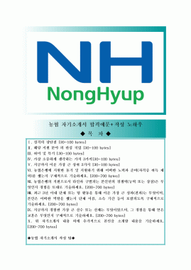 [2016최신][NH농협6급자소서합격예문,농협6급자기소개서쓰는방법,농협6급자기소개서예문,농협6급채용,농협6급자소서,농협6급자기소개서,농협채용,NH농협채용노하우,NH농협6급자소서,농협6급자기소개서]-1페이지