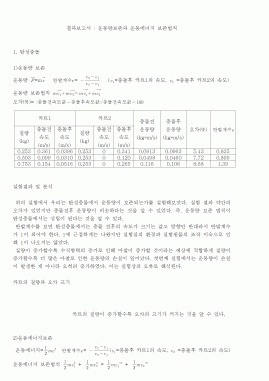 <결과 보고서> 운동량보존과 운동에너지 보존법칙-1페이지