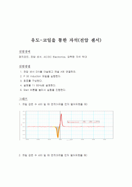 유도-코일을 통한 자석(전압 센서)-1페이지