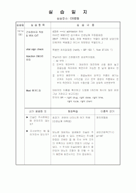 정형외과와 병동 레포트 총 모음 (실습일지)-1페이지