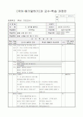 1)국어-5. 생각을 펼쳐요 - 말할 내용 정리하기-1페이지