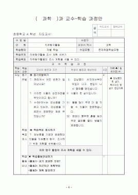 4)과학-자유탐구활동 - 자유탐구활동 조사계획 세우기-1페이지