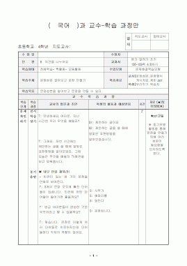 4)국어-6. 의견을 나누어요 - 문장의 성분 알아보고, 문장 만들기-1페이지