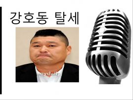 [강호동 문제로 살펴본 세금 탈세] 강호동 탈세문제의 전말과 대한민국 탈세의 현실 및 탈세문제 해결방안-1페이지