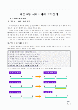 대중교통공학_대중교통서비스계획_버스-1페이지