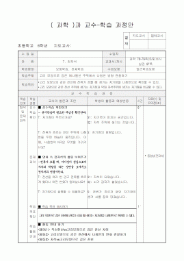 초등6) (과학)과 교수-학습 과정안 - 7. 전자석 (p.40-41 (과학 78~79쪽(5/9)차시, 실관 57쪽) : 고리 모양으로 감은 에나멜선 주위에서 나침반 방향 관찰하기-1페이지