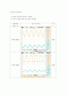 [기초실험]  미분기 적분기-1페이지