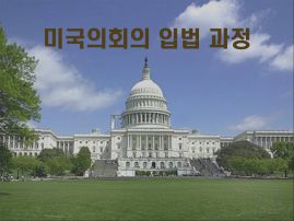 [미국의 입법] 미국의 입법기관, 미국의 입법절차, 미국의 입법과 한국의 입법 비교-1페이지