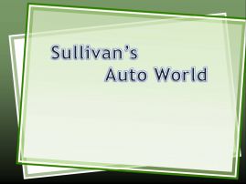 마케팅 - Sullivan’s Auto World-1페이지