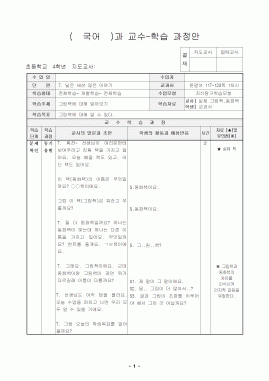 4)국어-7. 넓은 세상 많은 이야기 - 그림책에 대해 알아보기-1페이지