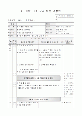 5)과학-3. 식물의 구조와 기능 - 식물도감을 만들어보기-1페이지