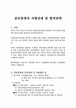 공인중개사시험 합격전략-1페이지